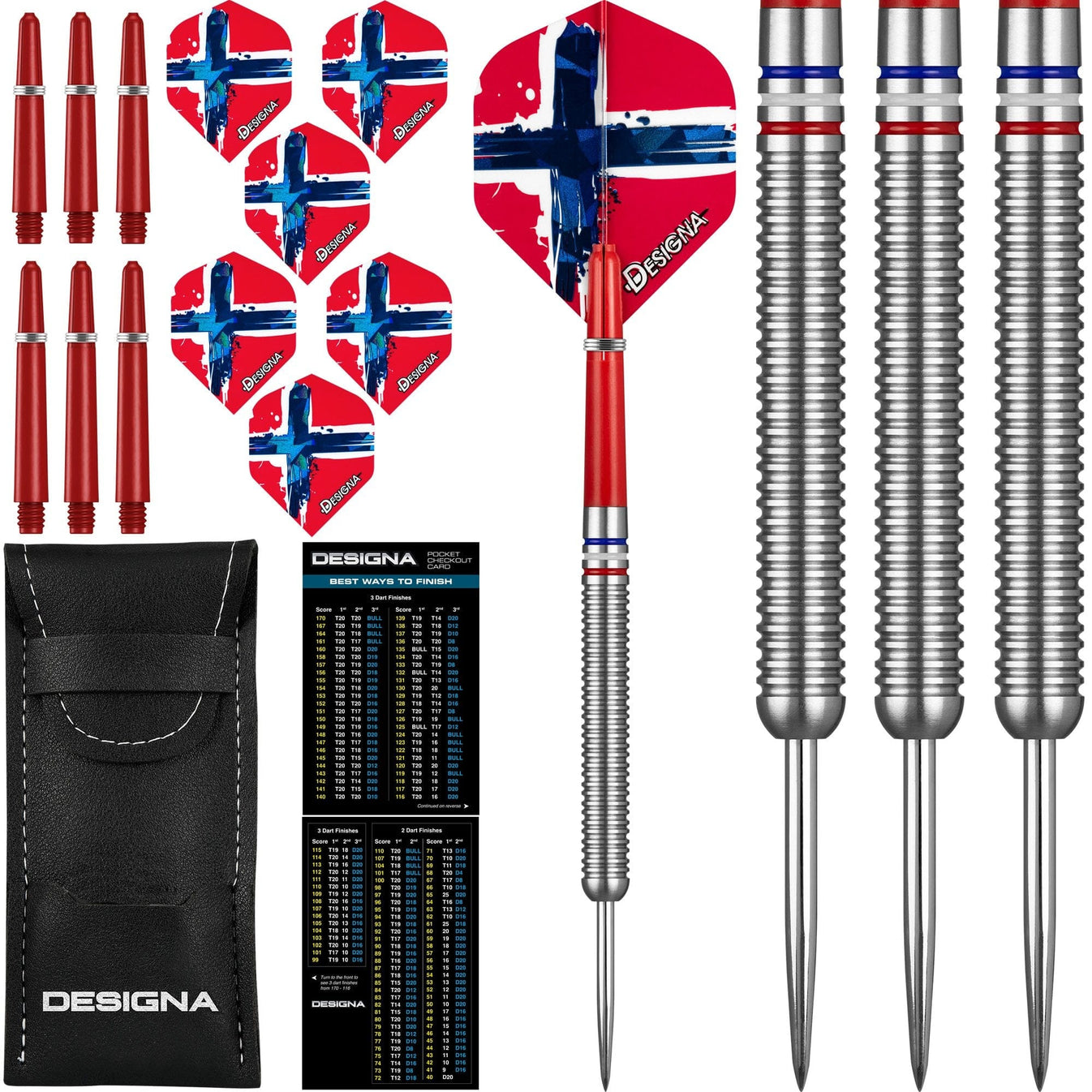 Designa Patriot-X Darts - Steel Tip - Norway – dartbutikken.no